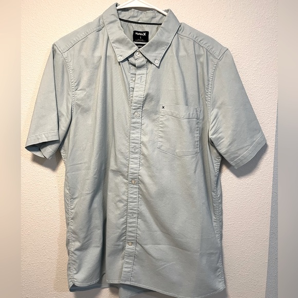 Hurley | Shirts | Hurley Nike Dryfit Spandex Buttonup Collared Shirt ...